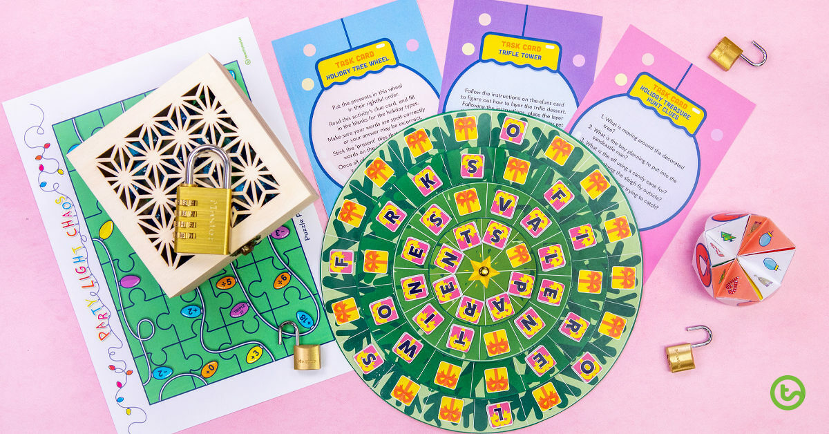 Christmas Code Crackers | Whole Class Game | Teach Starter