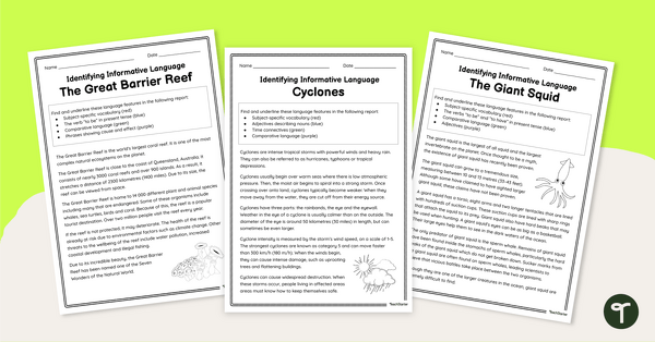 Informative Texts Language Features Teach Starter Manbetx 