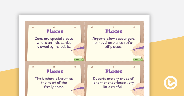 Informative Paragraph Starters - Topic Sentence Cards | Teach Starter