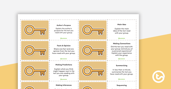 Comprehension Keys Board Game | Teach Starter