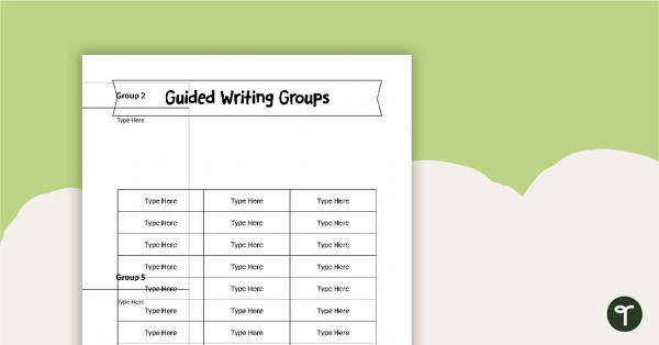 Guided Writing Folder Templates and Checklists | Teach Starter