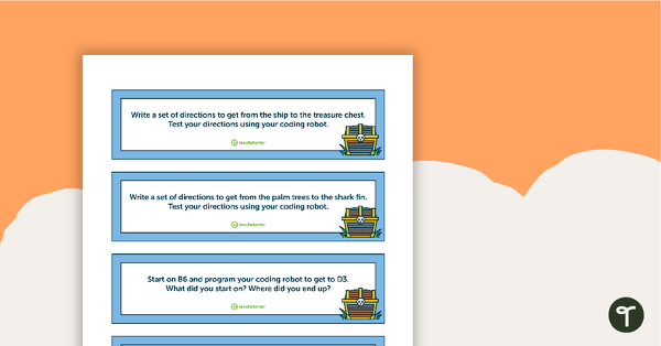 Treasure Map Coding Robot Mat | Teach Starter