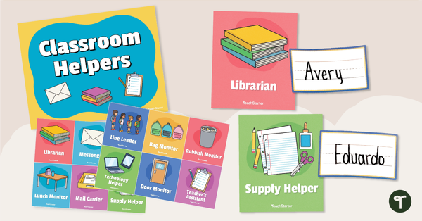 Classroom Helpers Display | Teach Starter