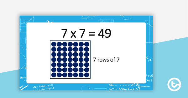 Multiplication Facts PowerPoint - Seven Times Tables | Teach Starter