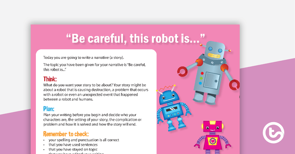 5 Narrative Writing Stimulus Sheets | Teach Starter