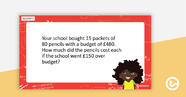 Daily Maths Problems - Year 6 | Teach Starter
