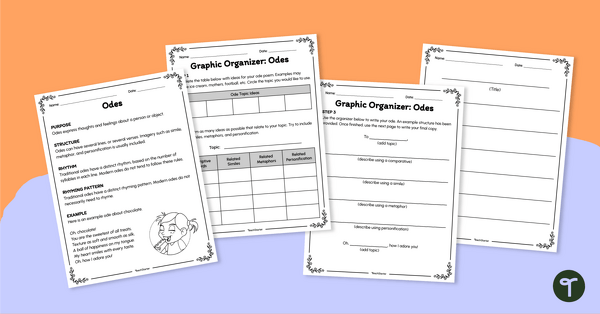 Ode Poem Examples For Middle School